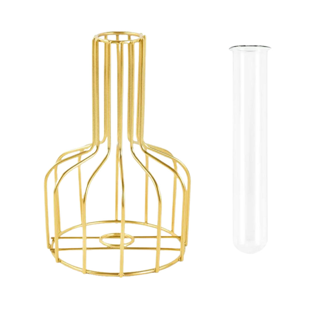 Vaso Decorativo em Ferro Forjado – Design Moderno e Sofisticado – Home Gaju